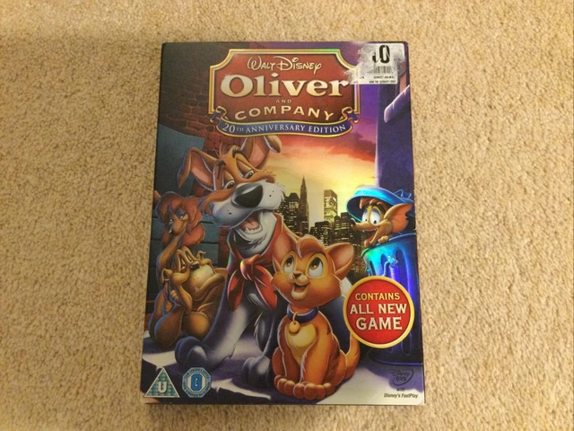 WALT DISNEY OLIVER And Company 20th Anniversary Edition DVD Contains ...
