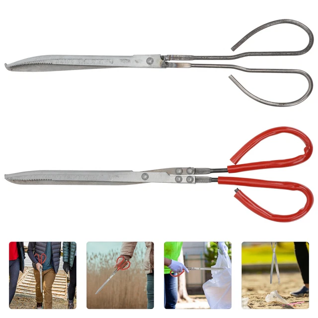 2 PEZZI GRABBER Reacher-Tool pinza per buffet pinza per barbecue clip ...