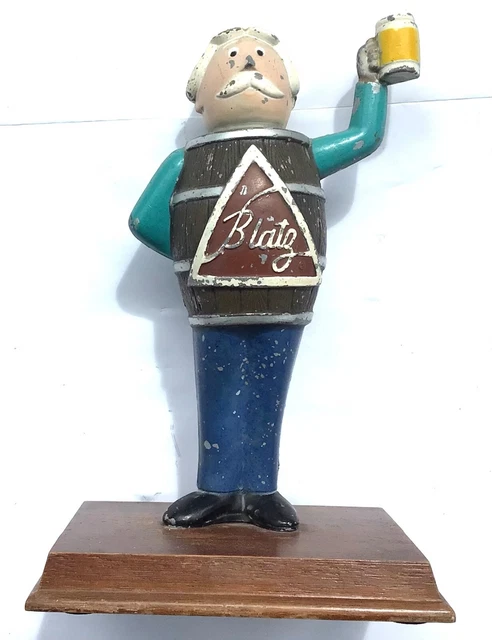 VINTAGE FIGURINE BIÈRE Blatz Valentin Blatz Beer Brewing Compagny 1851 ...