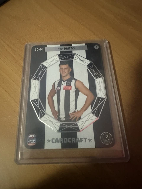 2024 AFL TEAMCOACH Card Craft Nick Daicos - Collingwood CC-04 #3 **Code ...