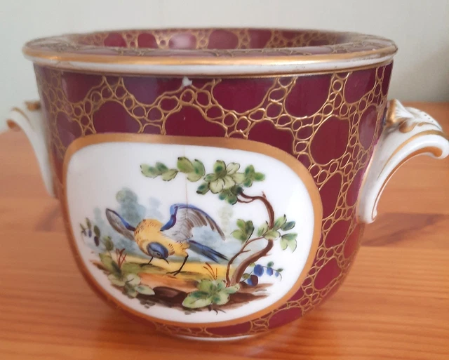 TRÈS RARE ET ancien Pique Fleurs à anses en porcelaine de Sevres XVIIIé ...