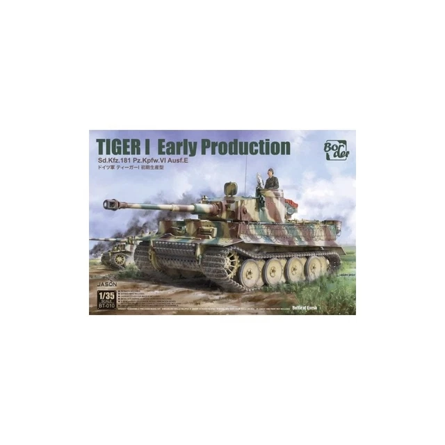 BORDER MODELS 1:35 TIGER I Early Production Sd.Kfz.181 Military Model ...