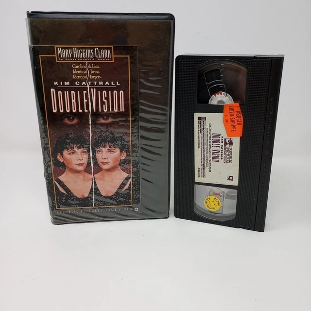 DOUBLE VISION KIM Cattrall Mary Higgins Clark Vintage VHS Thriller Ex ...