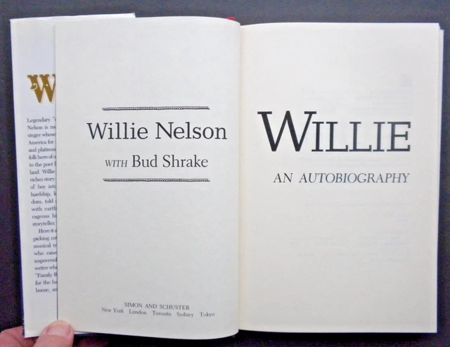 WILLIE NELSON SUPERSTAR singer songwriter An Autobiography 1988 ...
