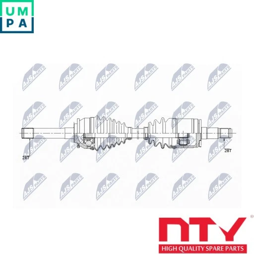 DRIVE SHAFT NPW-MS-059 FOR MITSUBISHI PAJERO/SPORT 6G72 3.0L 6cyl £117.55 - PicClick UK