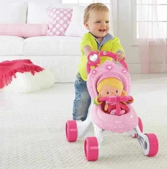FISHER-PRICE PRINCESS MUSICAL Stroller and Doll Playset £44.99 ...