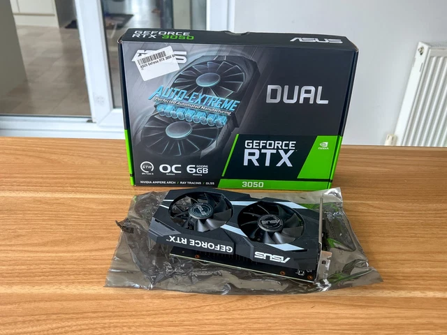 ASUS GEFORCE RTX 3050 6GB DUAL Graphics Card - Boxed - Less than 3 ...