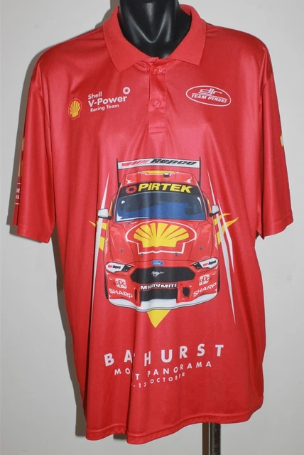 SHELL V-POWER RACING DJR Team Penske Polo Shirt 2XL Motorsport Bathurst ...