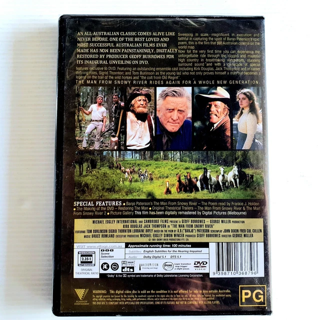 AUSTRALIAN DRAMA COMEDY 5 x DVD Gift Bundle Man From Snowy River ...