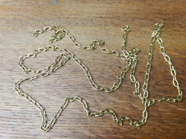 ANTIQUE FUSEE CHAIN Drive Clock Chain, 132cm Long, Clockmaker Part # ...