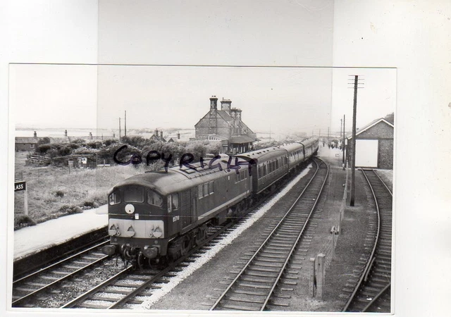 RAIL PHOTO EARLY Diesel cobo 5710 Ravenglass station Cumbria LMS FR ...