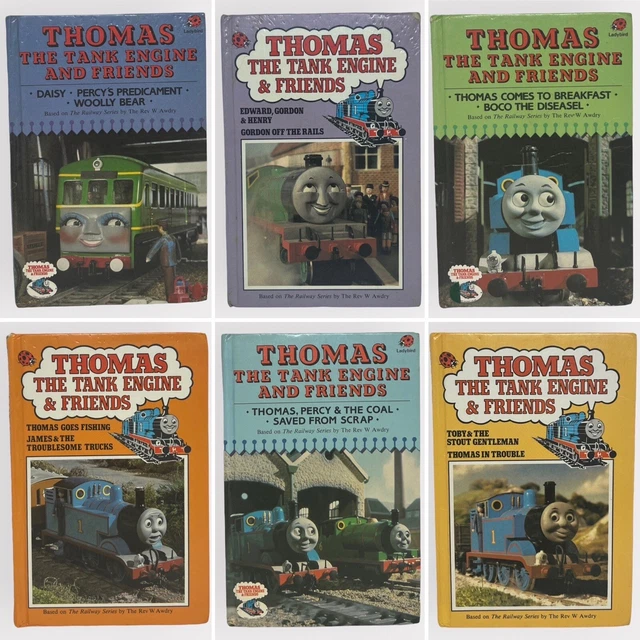 THOMAS THE TANK Engine & Friends 6 Books - Vintage Ladybird Hardcovers ...