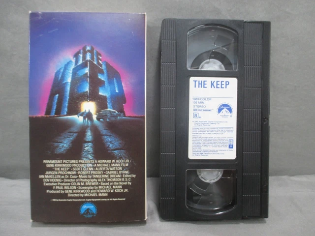 PARAMOUNT PICTURES THE KEEP Movie VHS Tape TESTED Vintage 1983 Horror ...