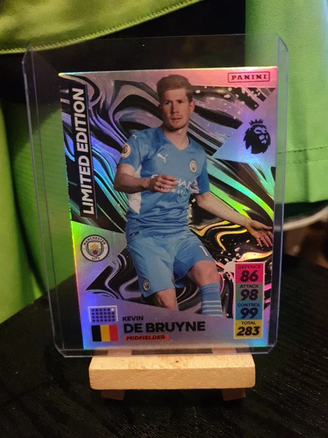 KEVIN DE BRUYNE Limited Edition Panini Adrenalyn XL Premier League 2021 ...