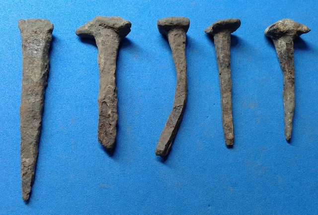 ANCIENT ROMAN IRON Nails 1st - 2nd century AD. ( 5 pieces. ) £27.73 ...