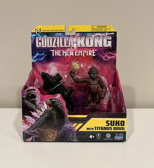 2024 PLAYMATES GODZILLA x Kong The New Empire SUKO WITH TITANUS DOUG ...