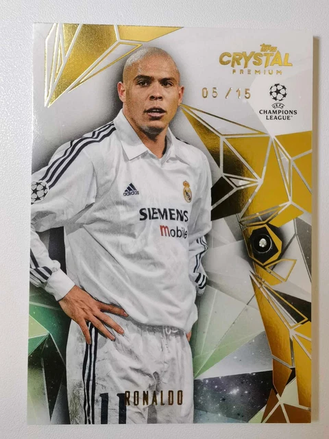 2022-23 TOPPS CRYSTAL Premium UCL RONALDO NAZARIO Diamond Relic Card ...