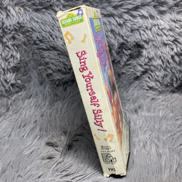 SESAME STREET SING Yourself Silly VHS Tape 1990 Home Video Movie ...