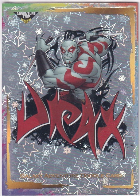 MARVEL GUARDIANS OF the Galaxy Finding Unicorn No. CA2 Drax Doodle Card ...