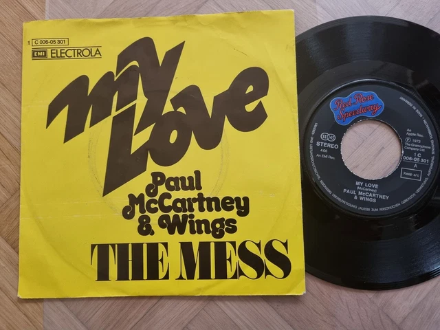 Paul Mccartney And Wings My Love 7 Vinyl Germany Eur 10 99 Picclick It