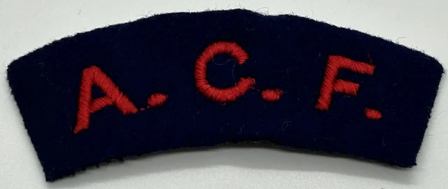 BRITISH MILITARY ARMY Cadet Force ACF Navy Red Uniform Patch EUR 6,81 ...