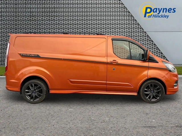 2019 FORD TRANSIT Custom Sport 290 L2 H1 LWB 185ps 6spd Orange Full ...