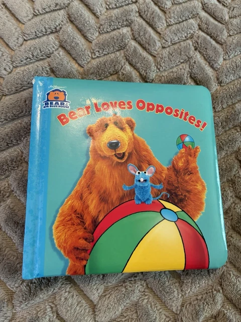 BEAR LOVES OPPOSITES 2000 Bear Big Blue House Book Kids Board Book £18. ...