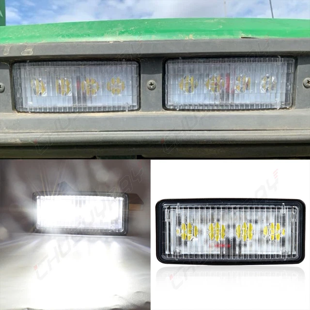 LED HEADLIGHT FOR John Deere Crawler Dozers lights replace R161288 ...