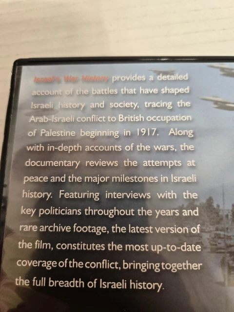 ISRAEL'S WAR HISTORY DVD Yom Kippur, Gulf War, Lebanon, Sinai ...