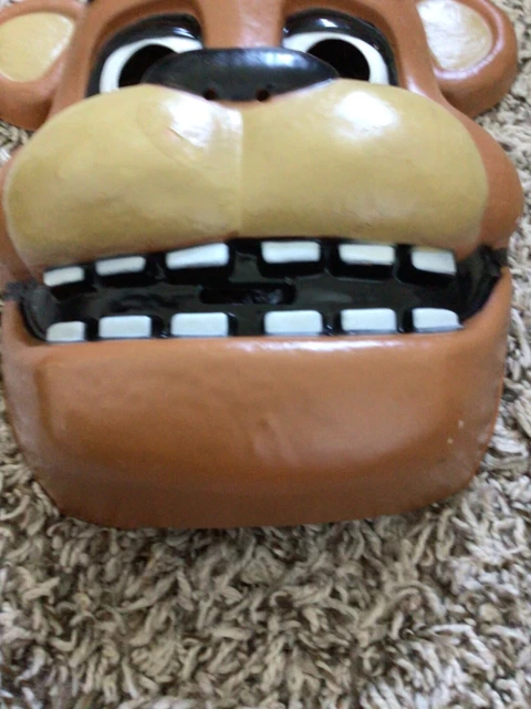 FIVE NIGHTS AT Freddy’s Plastic Freddy Fazbear Mask Cosplay 2016 Rubies ...