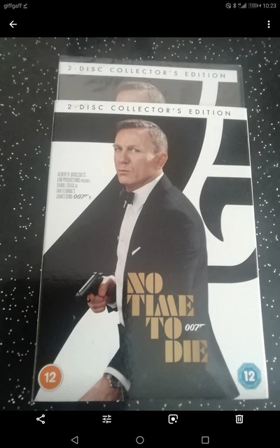 NO TIME TO Die : 2-Disc Collector's Edition (DVD,2021) New. Cert 12 ...