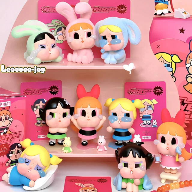 CRYBABY THE POWERPUFF Girls Series Confirmed Blind Box Figure Cutr Gift ...