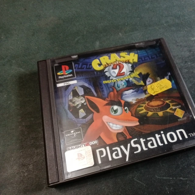 CRASH BANDICOOT 2 Cortex Strikes Back Playstation PS1 Black Label ...