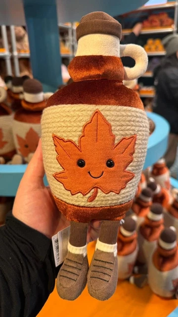 AMUSEABLES ACERED MAPLE Syrup Jellycat Canadian Exclusive Plush Toy ...