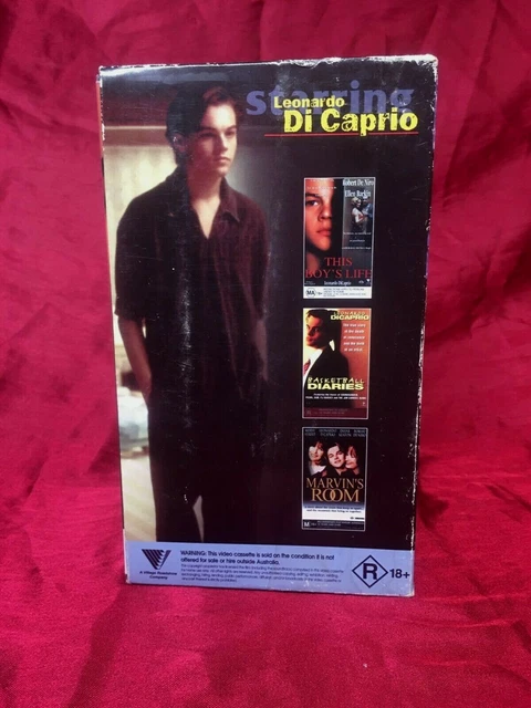 LEONARDO DI CAPRIO Vhs Box Set X 3 Video Cassettes £32.86 - PicClick UK