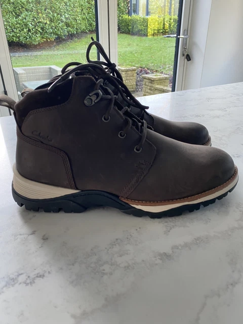 CLARKS MEN BROWN Boots Size 8 - BNWT £52.69 - PicClick UK