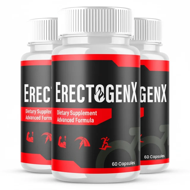 (3 PACK) ERECTOGENX for Men Advanced Max Formula Vitamin Supplement 180 ...