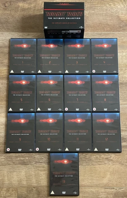 KNIGHT RIDER ULTIMATE Collection DVD Complete Box Set Seasons 1-4 TV ...