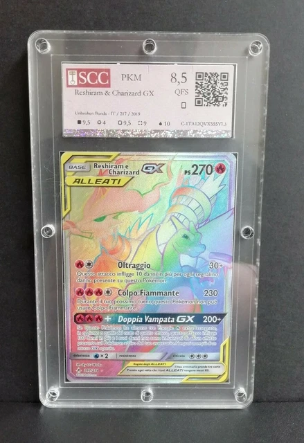 POKÉMON - RESHIRAM e Charizard GX - Hyper - Legami Inossid. - SCC 8,5 ...