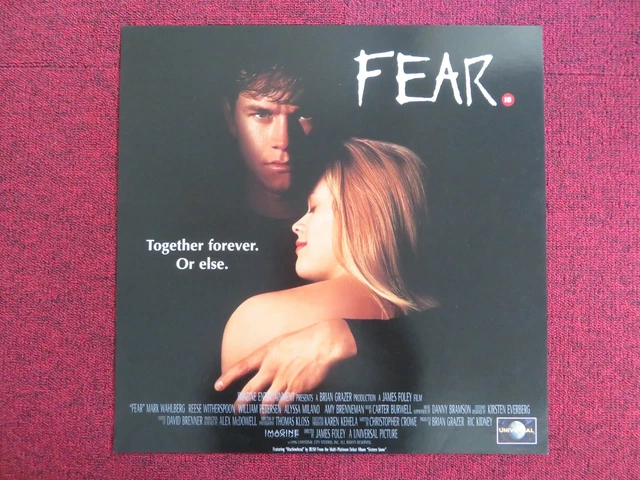 FEAR VHS VIDEO Poster Mark Wahlberg Reese Witherspoon 1996 £15.19 ...