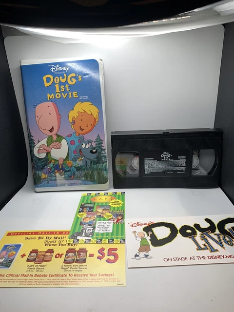 DOUG'S 1ST MOVIE VHS 1999 Disney Clamshell w/ Inserts £5.63 - PicClick UK
