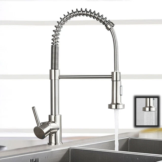 KÜCHENARMATUR 360° WASSERHAHN küche mischbatterie Armatur Spiralfederarmatur EUR 33,99 - PicClick DE