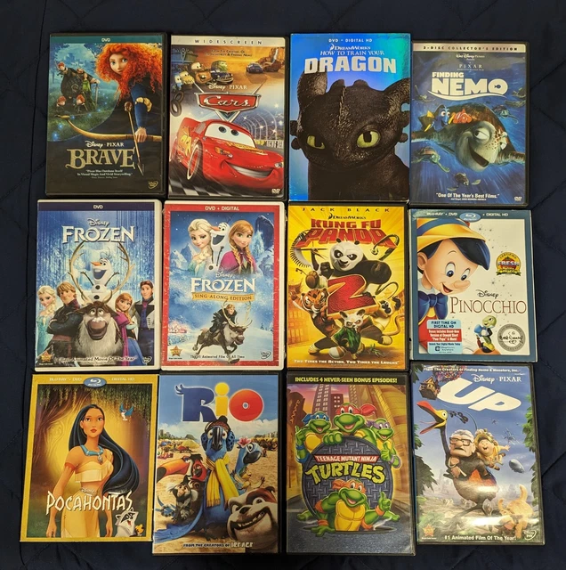 DISNEY DVD/BLU-RAY MOVIE Lot- 12 Classics, Kids, Family, Animated, Pixar £20.78 - PicClick UK