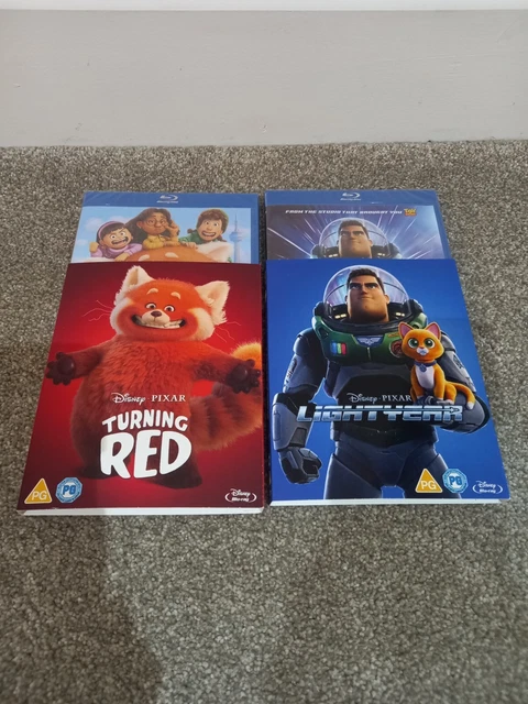 DISNEY LIGHTYEAR &TURNING Red Blu ray Sealed & O-Ring Slipcase Pixar ...