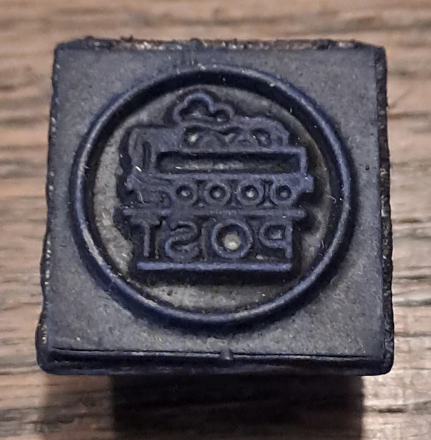 ALTER DDR KINDERSTEMPEL Kinderpost Stempel Post VEB Famos Leipzig ...