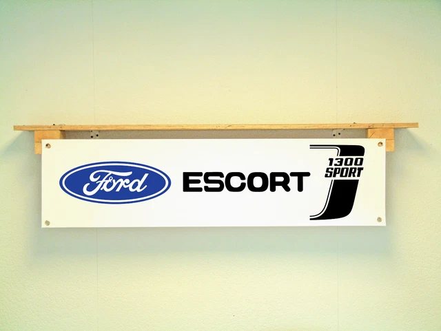 FORD ESCORT MK2 1300 Sport Banner car show Garage pvc sign £14.90 ...