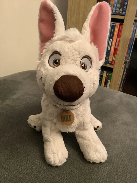 BOLT DISNEY STORE pixar classic plush soft toy adorable cuddly dog £8. ...