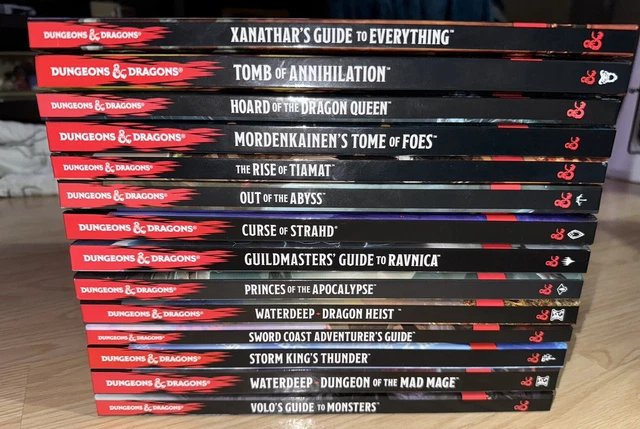DUNGEONS & DRAGONS (DnD 5e) Book Collection (14 books) - All New Unused ...