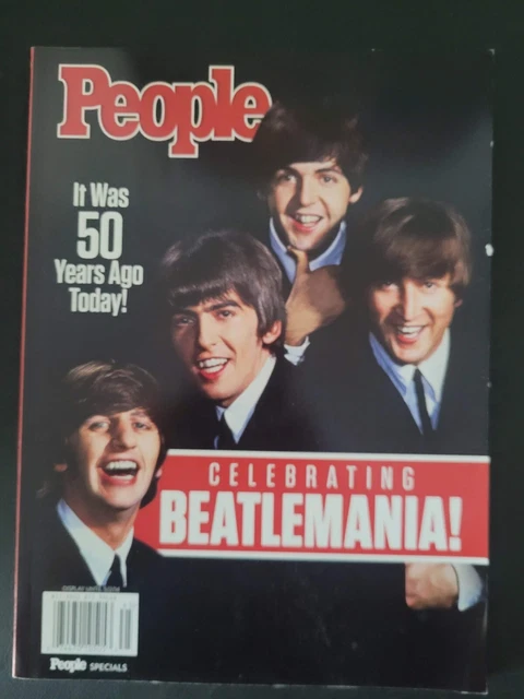 BEATLES PEOPLE MAGAZINE SPECIAL BEATLEMANIA CELEBRATION 50th ...