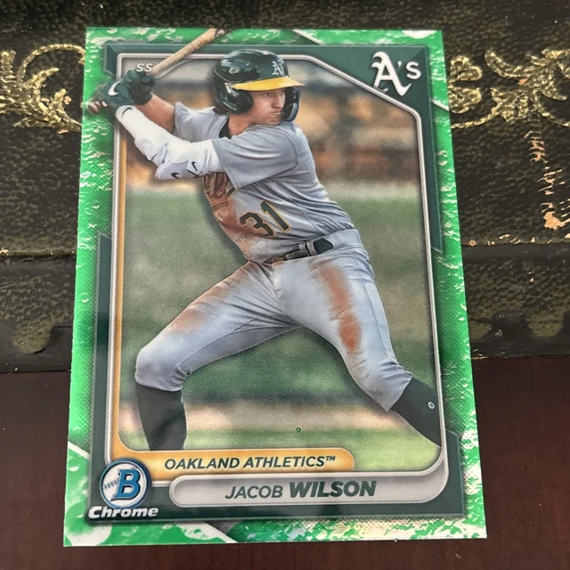 JACOB WILSON 2024 Bowman Chrome BCP-3 Prospects réfracteur lueur ...